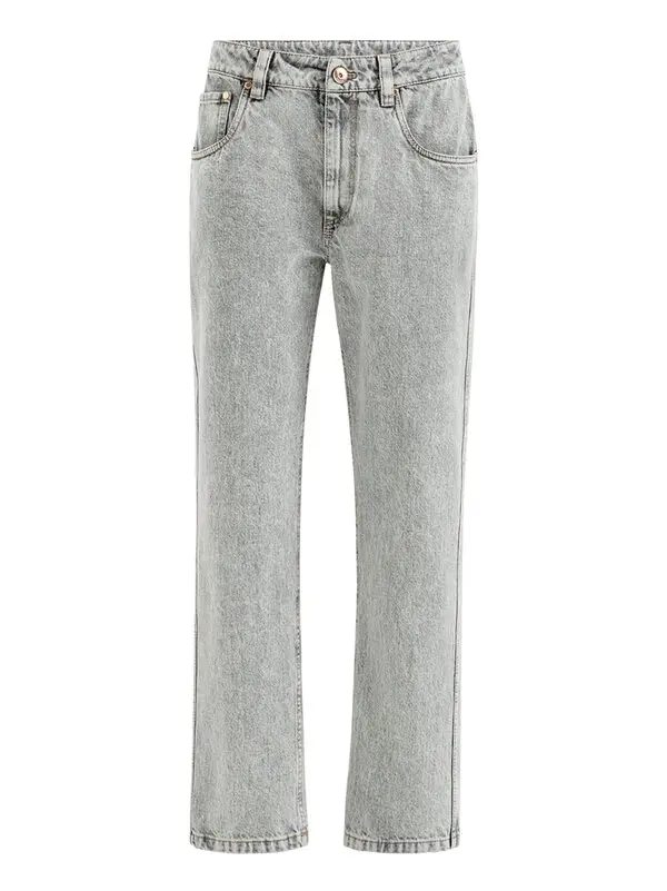 Brunello Cucinelli Authentic Straight Jeans - Grey