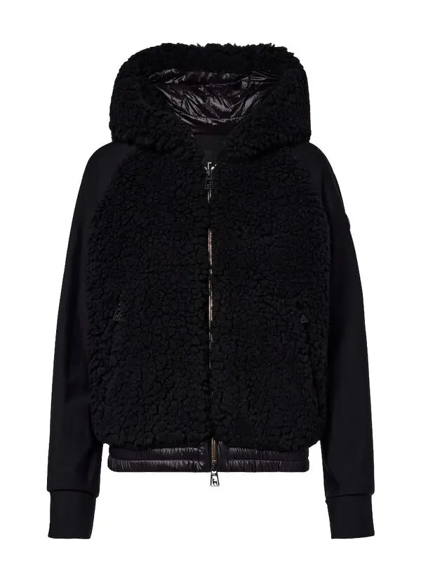 Toni Sailer Hedda Teddy-trimmed Ski Hoodie - Black