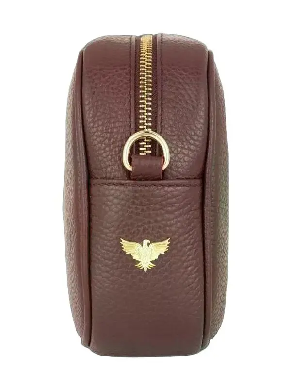 APATCHY LONDON The Tassel Grained-leather Crossbody Bag - Red