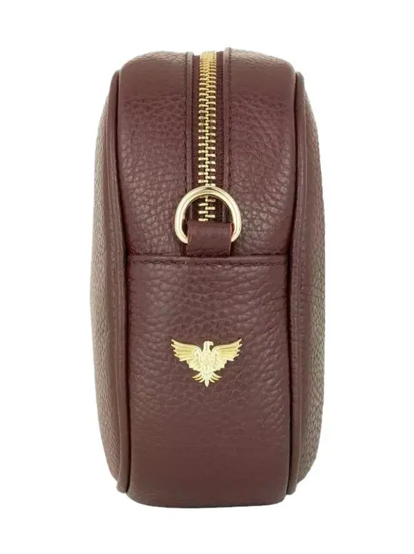 APATCHY LONDON The Tassel Grained-leather Crossbody Bag - Red