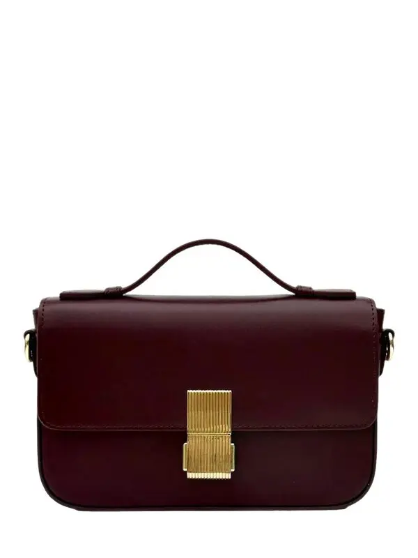 APATCHY LONDON Flora Leather Tote Bag - Red