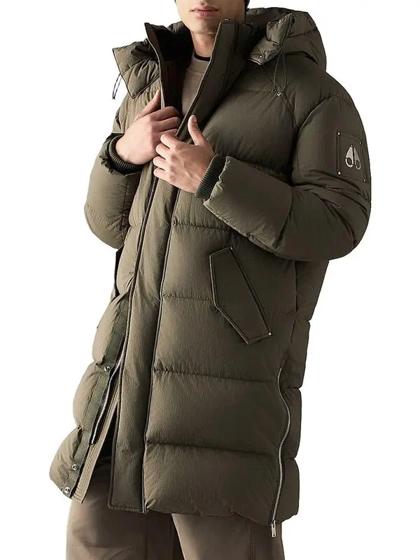 Moose Knuckles Everest Down Puffer Parka - Combat