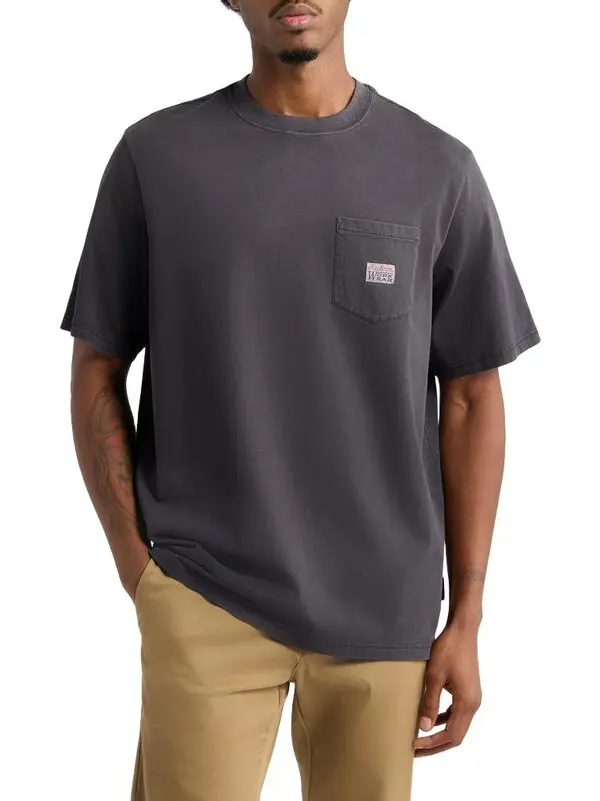 MALBON Vista Union Made Pocket Graphic T-shirt - Black