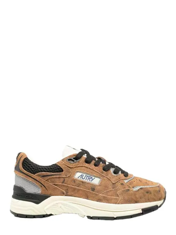 AUTRY Hyperway Suede Sneakers - Brown