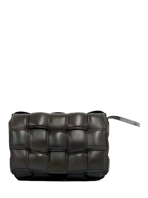 Bottega Veneta 2012-2026 Nappa Intrecciato Padded Cassette Crossbody Bag - Black