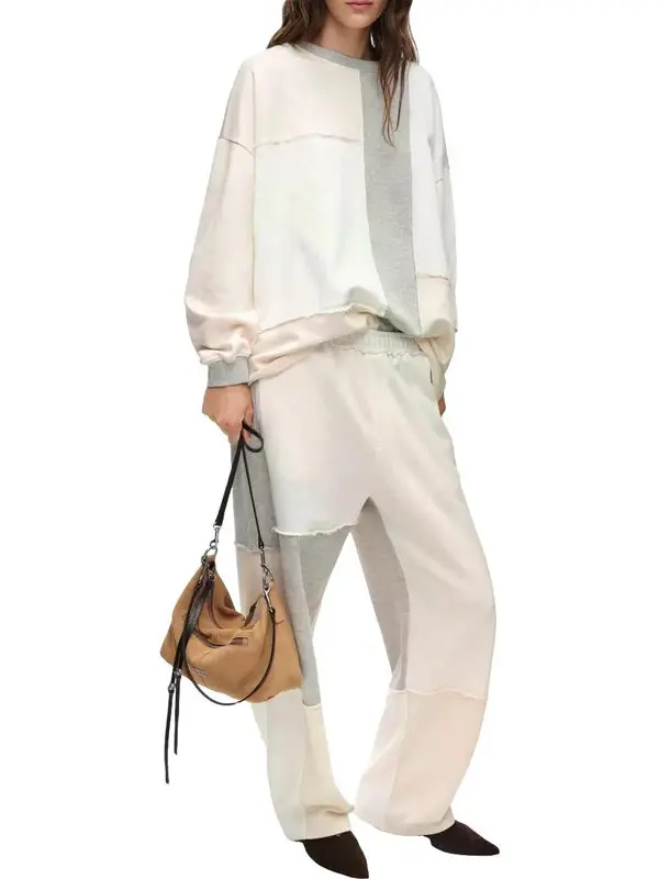 Bimba Y Lola Large Beige Suede Madrid Bag - Neutrals