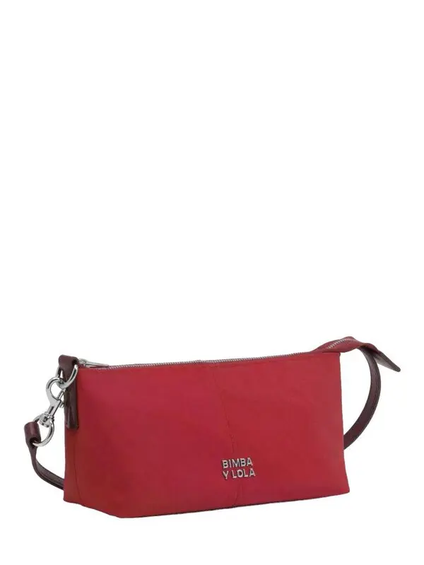 Bimba Y Lola Small Poppy Nylon Crossbody Bag - Red