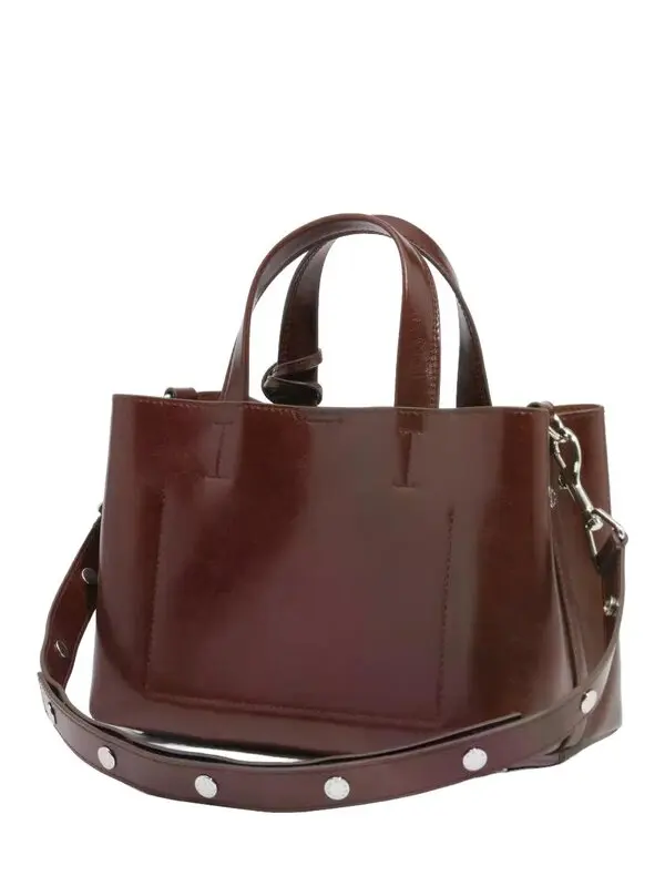 Bimba Y Lola Medium Chihuahua Tote Bag Dark Tan-leather - Brown