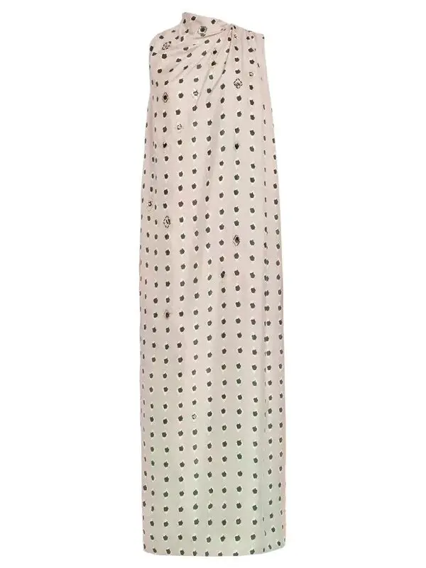 Altuzarra Jackie Draped Midi Dress - Neutrals