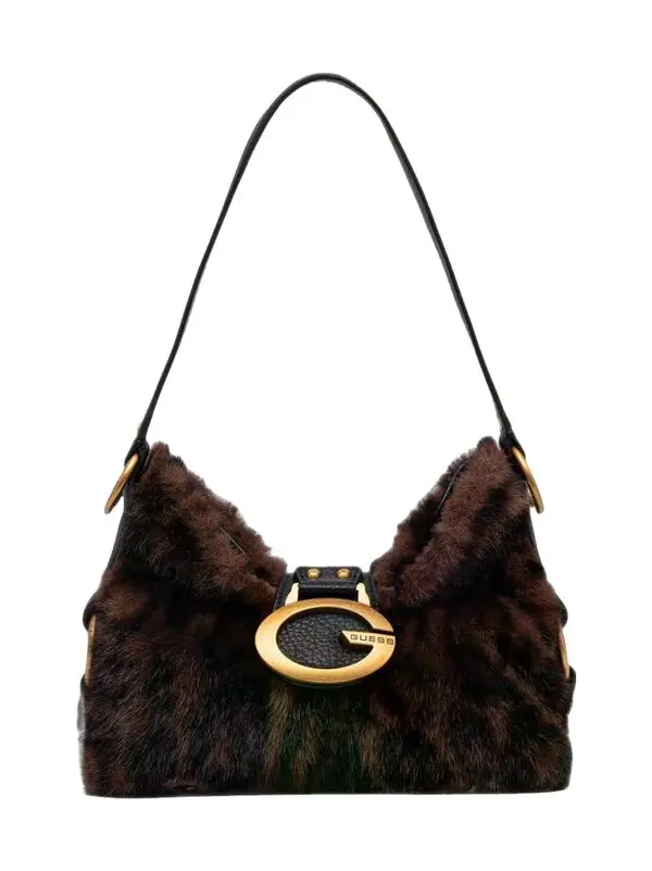Guess Camden Mini Shoulder Bag - Brown