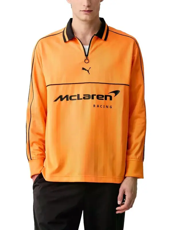 PUMA Mclaren Racing Quarter-zip T-shirt - Orange