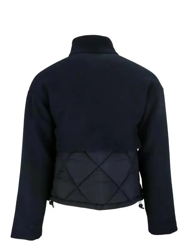 K-WAY Mandie Panelled Quilted Jacket - Blue