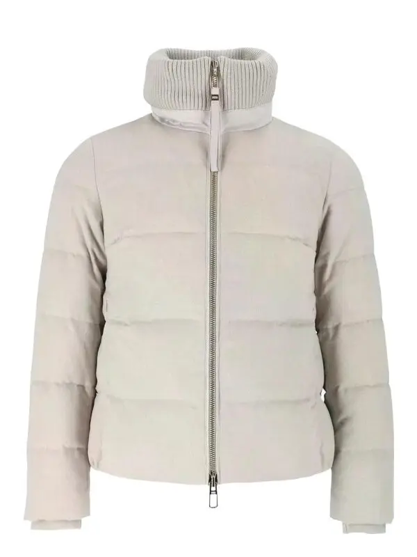 DUNO Padded High-neck Jacket - Neutrals