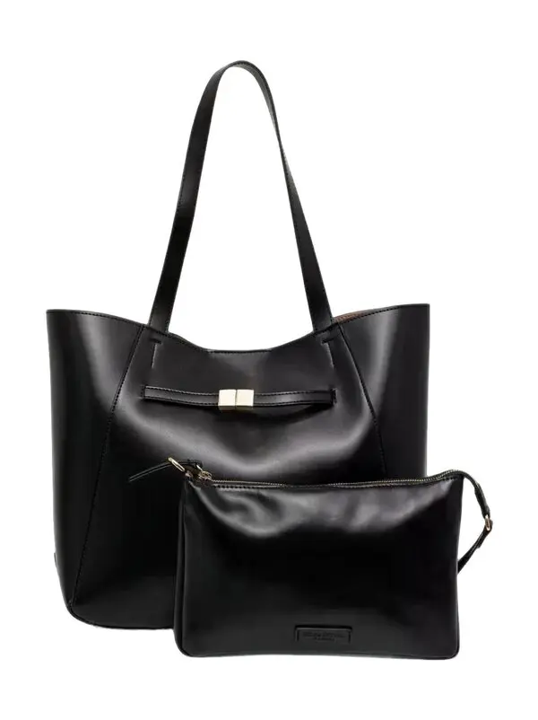 Marc O'polo Tessa Leather Tote Bag - Black