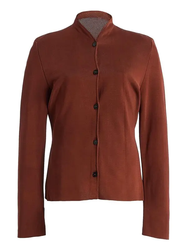 KALLMEYER Uri Standing Collar Jacket - Red