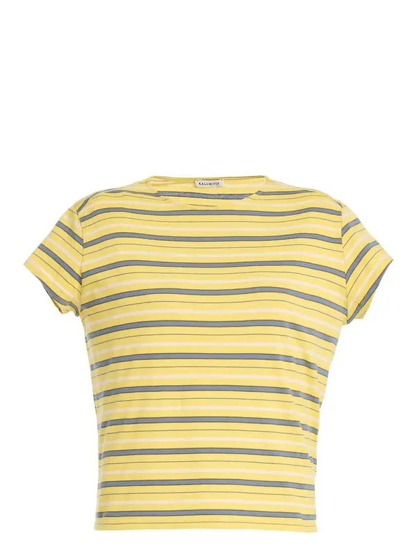 KALLMEYER Willa Striped Cotton Baby Tee - Stripe