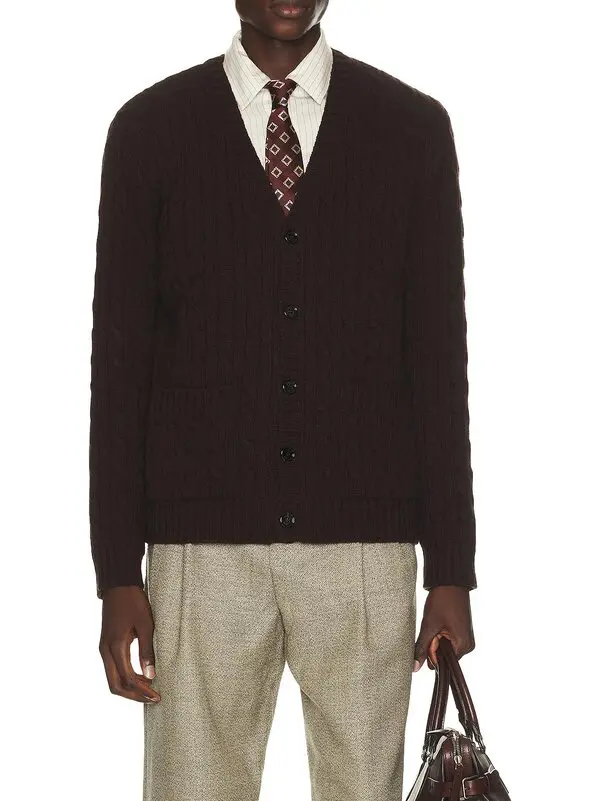 Valentino Garavani Cardigan - Middle Brown