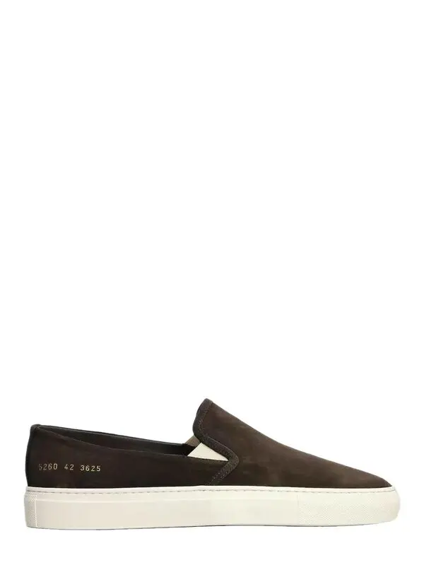 COMMON PROJECTS Suede Slip-on Sneakers - Brown