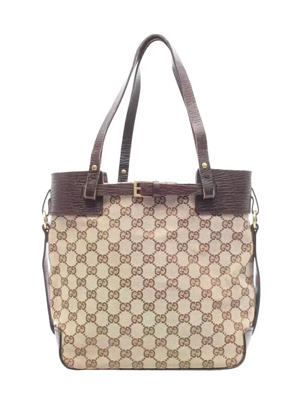 Gucci 2000-2015 Gg Canvas Tote Bag - Neutrals