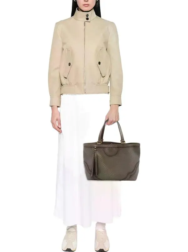 Gucci 2016-2026 Large Microguccissima Brogue Duilio Tote Bag - Brown