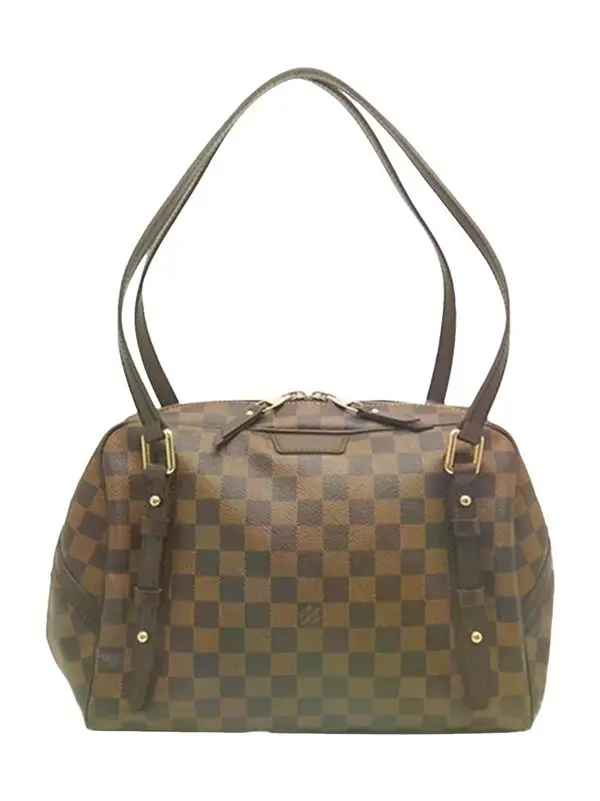 LOUIS VUITTON 2010 Damier Ebene Rivington Gm Shoulder Bag - Brown
