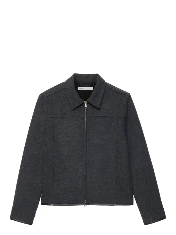 ALLSAINTS Carlow Slim-fit Wool-blend Jacket - Grey