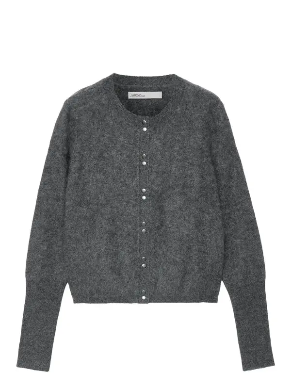 ALLSAINTS Ada Cashmere Button-down Cardigan - Grey