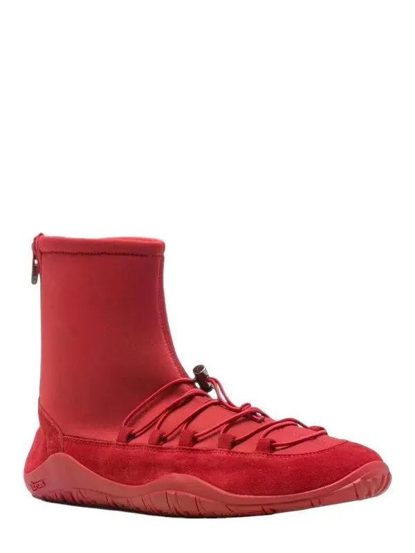 Dear Frances Scuba Toggle-fastening Ankle Boots - Red
