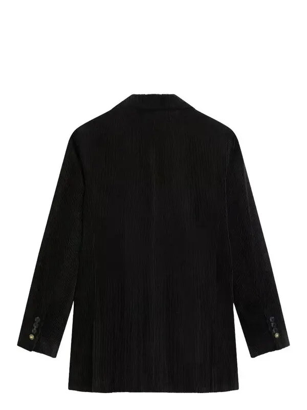Scotch & Soda Corduroy Single-breasted Blazer - Black