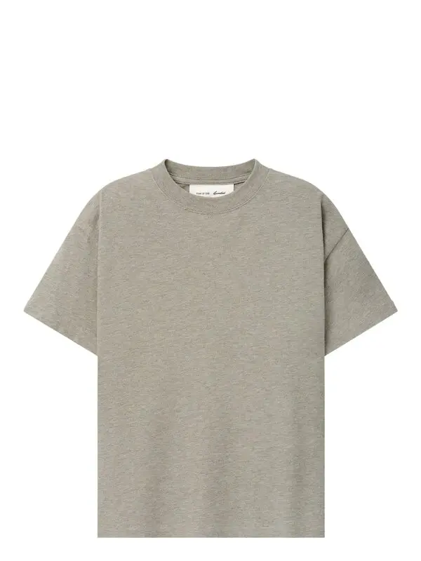 Fear Of God Tri-blend Essential Tee 'seal Heather - Grey