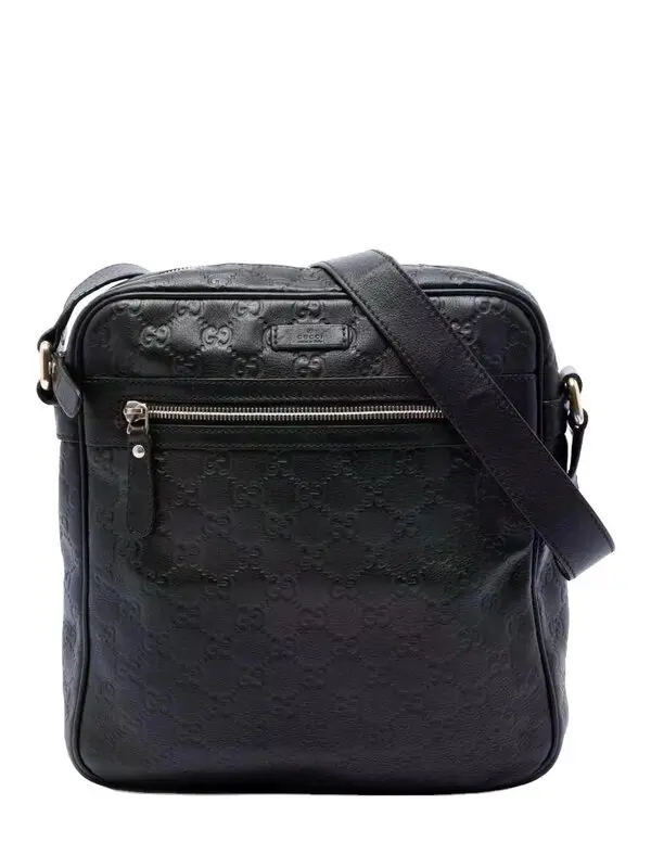 Gucci 2016-2026 Guccissima Crossbody Bag - Brown