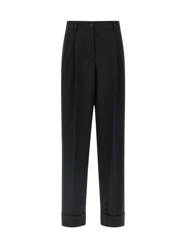 Dolce & Gabbana Wool Pants - Black