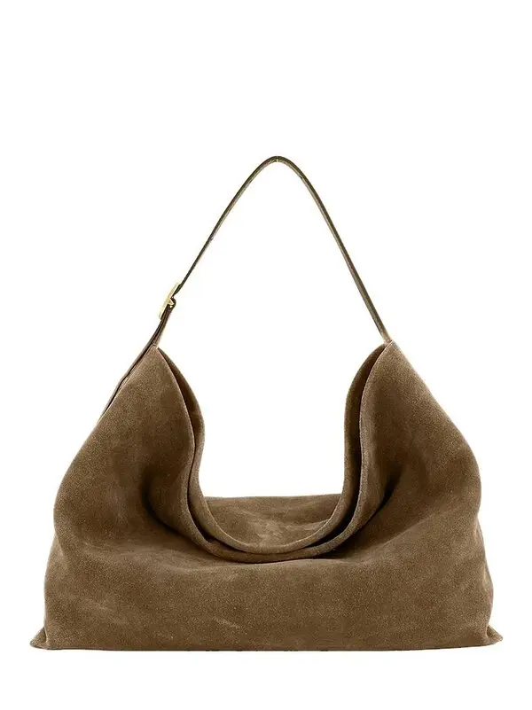 Vince Medium Suede Hobo Bag - Carmello