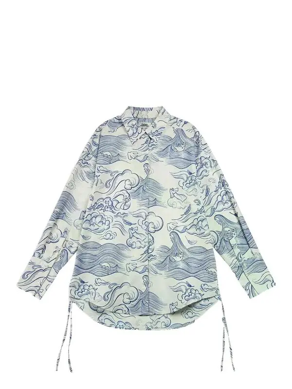 FUTURE CLASSICS All-over Print Wrap Shirt - White