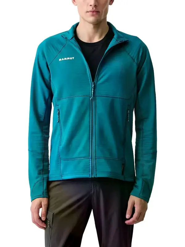 MAMMUT Taiss Ml Logo-print Zip-up Sweatshirt - Blue