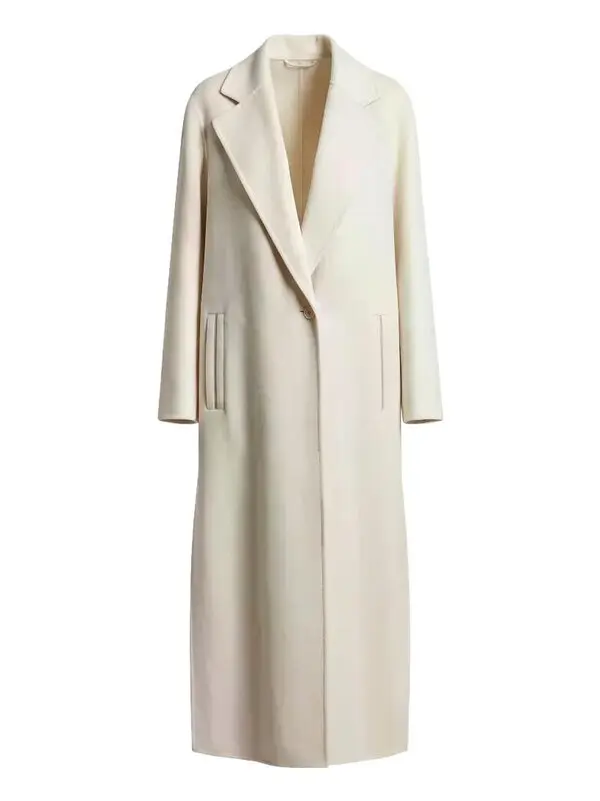 Peserico Aurea Asymmetric Single-breasted Coat - Neutrals