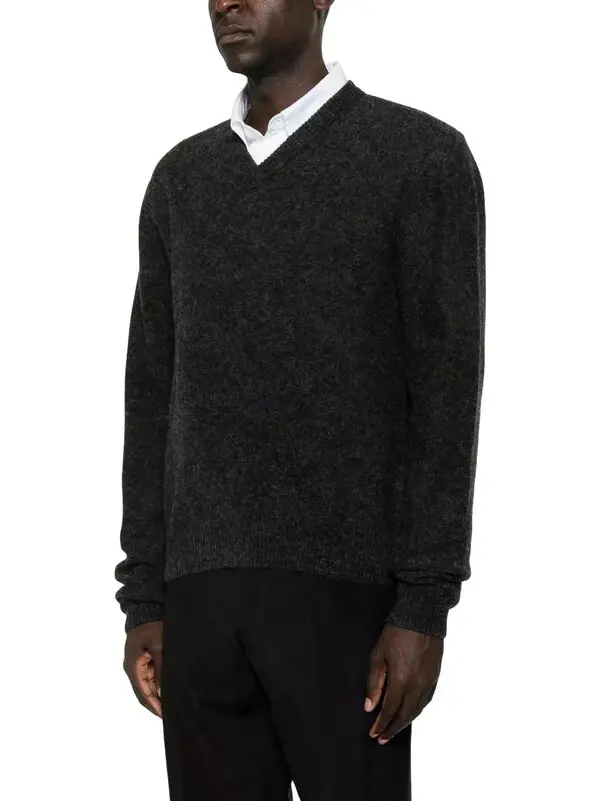 LEMAIRE V-neck Sweater - Grey