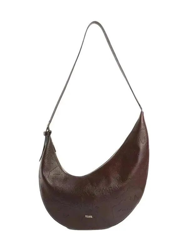 ALVIERO MARTINI 1° CLASSE Rising Moon Leather Shoulder Bag - Brown