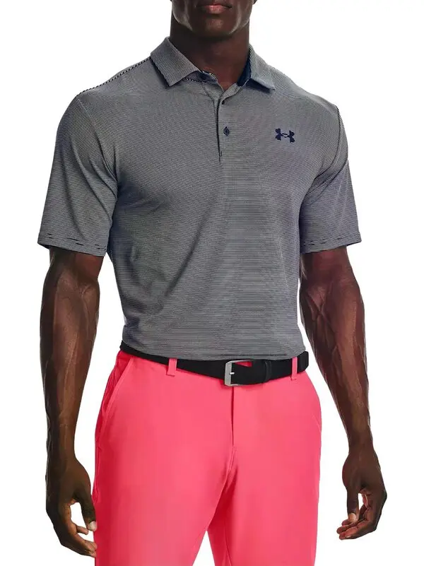 Under Armour Playoff 3.0 Striped Polo Shirt - Blue
