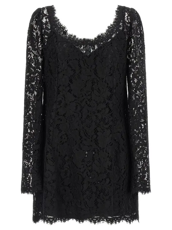 Dolce & Gabbana Lace Dress - Black