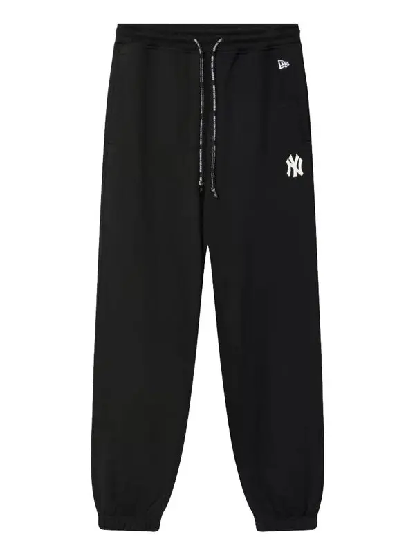 New Era Logo-embroidered Track Pants - Black
