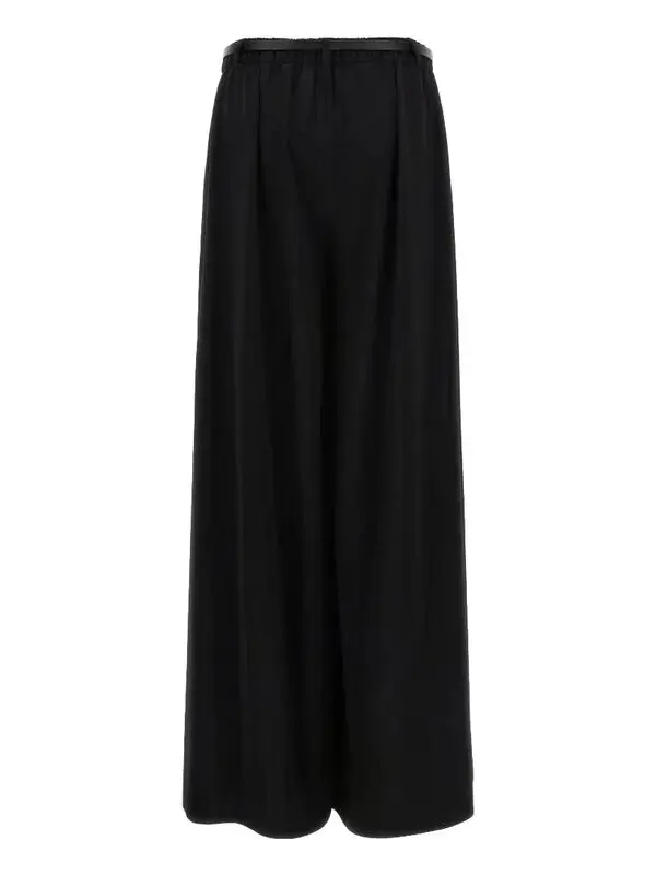 P.a.r.o.s.h Poker26 Belted Palazzo Pants - Black