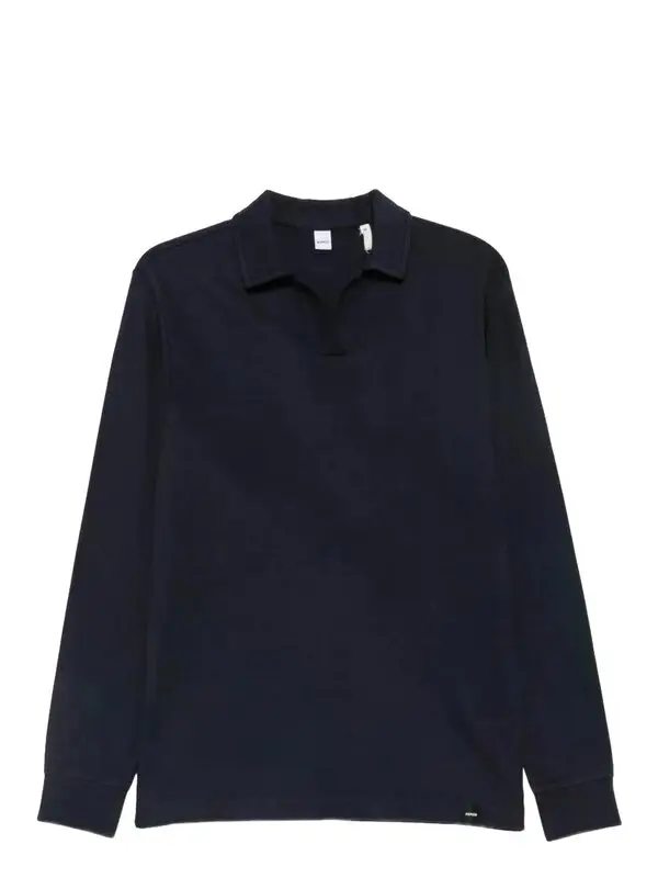 Aspesi Long-sleeve Polo Shirt - Blue