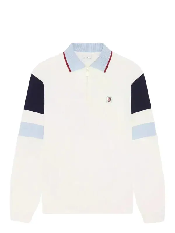 Drole De Monsieur D Miroir Colour-block Polo Shirt - Neutrals
