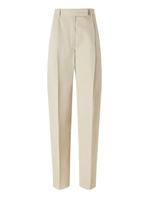 RÓHE Daria Wool-blend Wide-leg Pants - No
