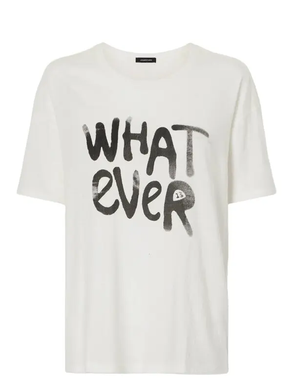 R13 Printed Cotton And Cashmere-blend Jersey T-shirt - No