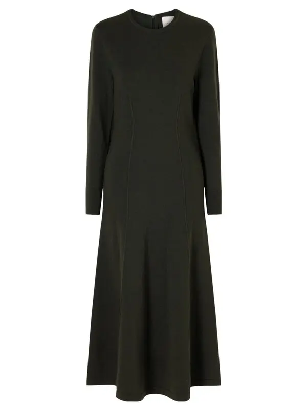 Carolina Herrera Silk-blend Knitted Maxi Dress - Black