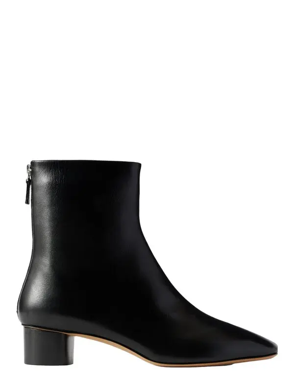 Le Monde Beryl Carole Leather Ankle Boots - No