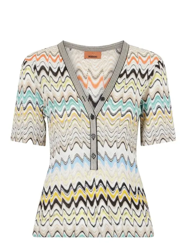 Missoni Striped Crochet-knit Sweater - No