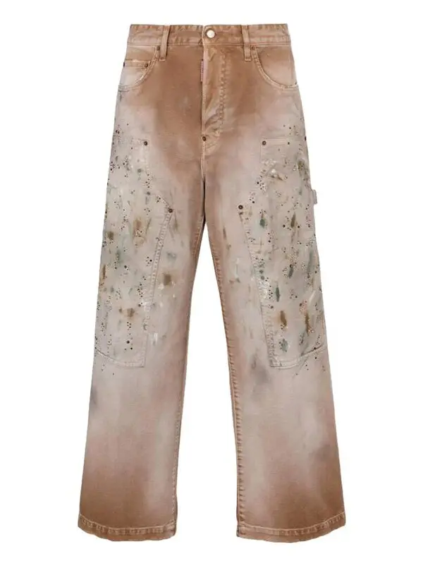 Dsquared2 Baggy Carpenter Jeans - Light Brown